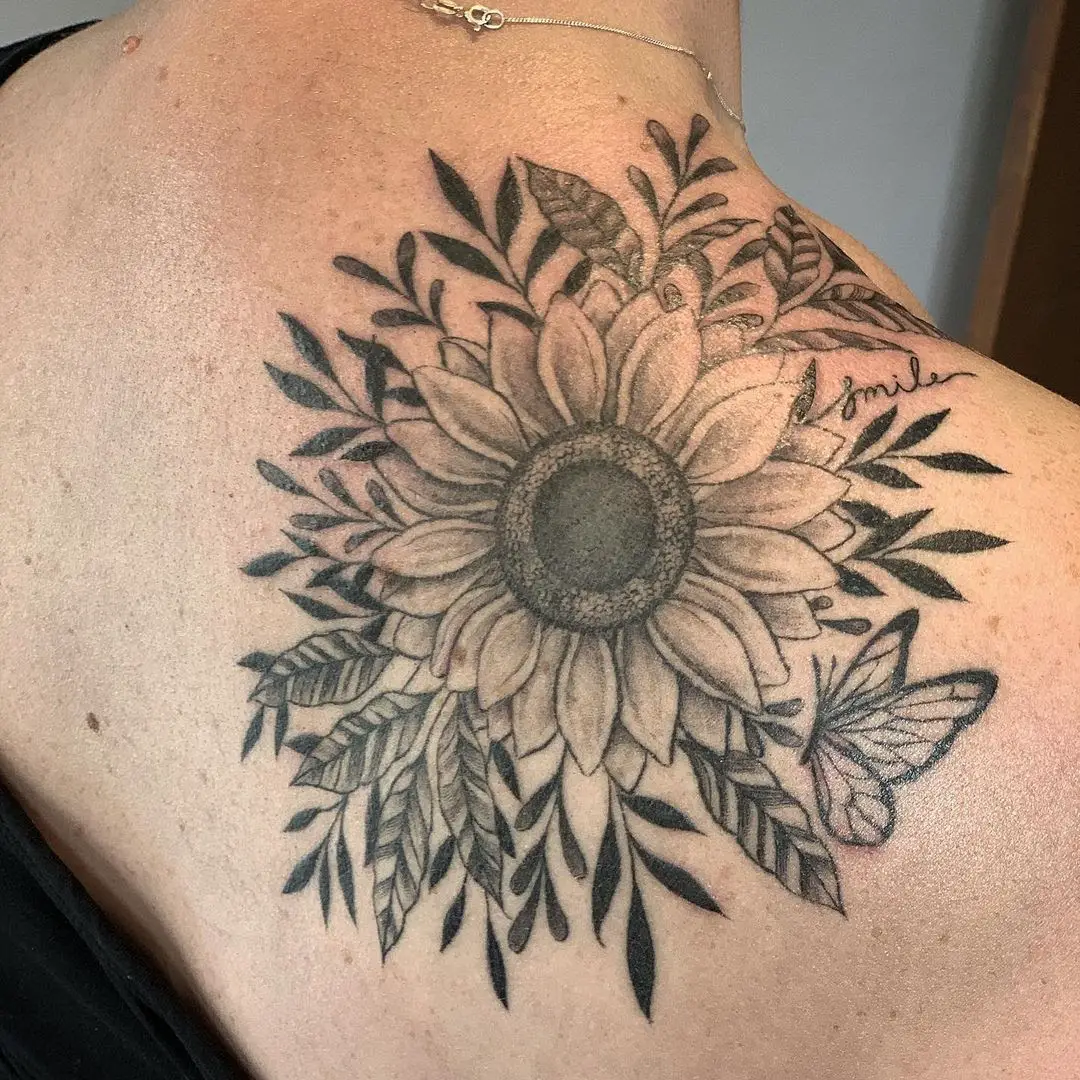 29 Wholesome Sunflower Tattoo Designs And Styles You Need To Save ...