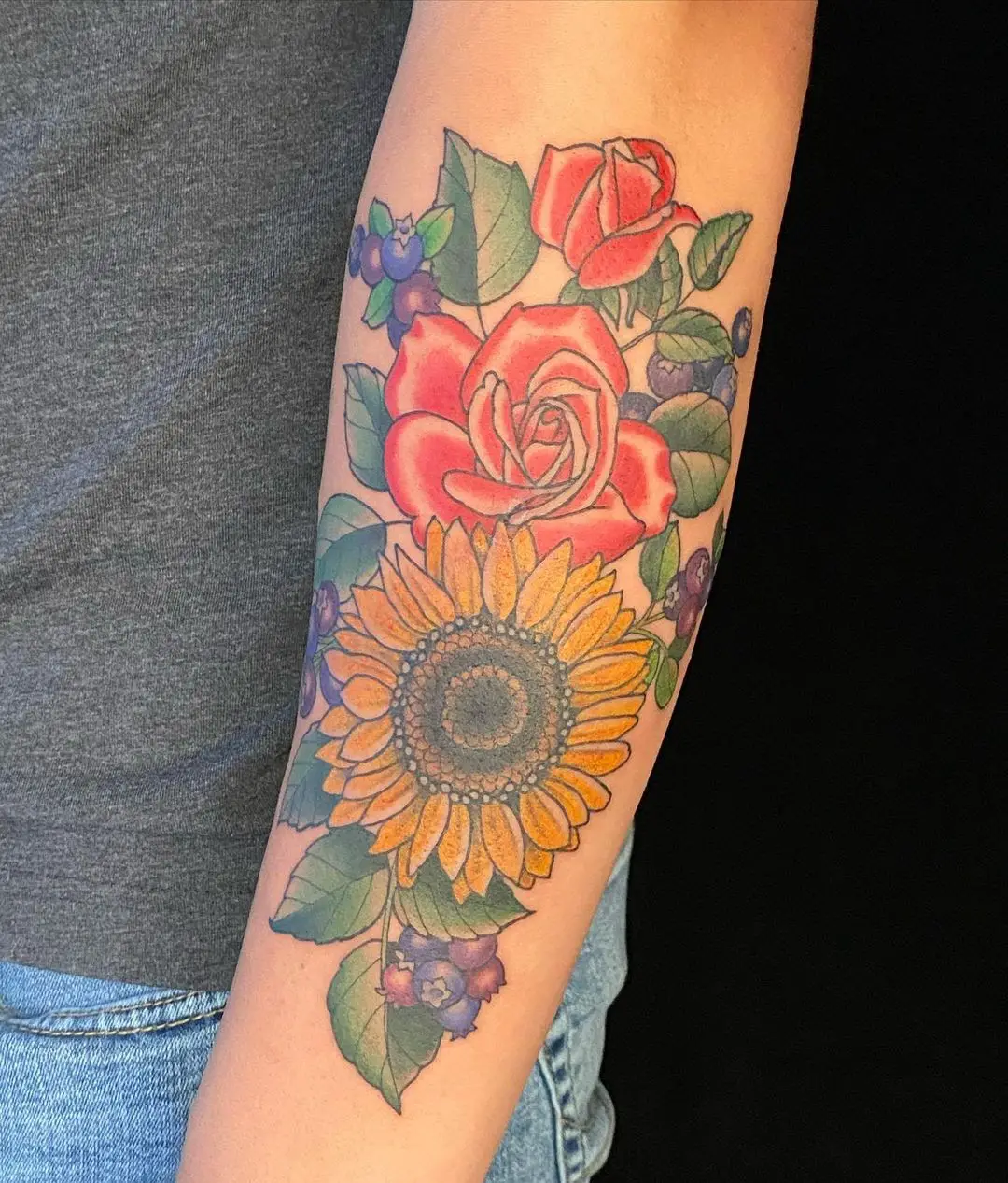 29 Wholesome Sunflower Tattoo Designs And Styles You Need To Save ...