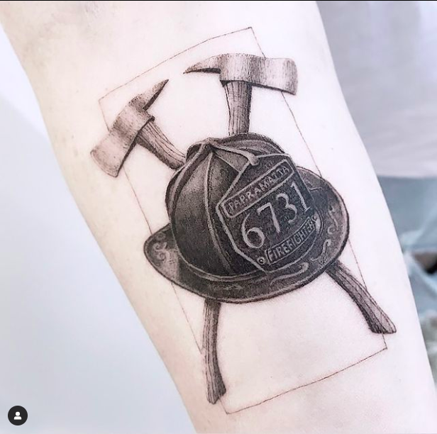 Stunning 23 Burning Hot Firefighter Tattoos You Need To See! - Psycho Tats