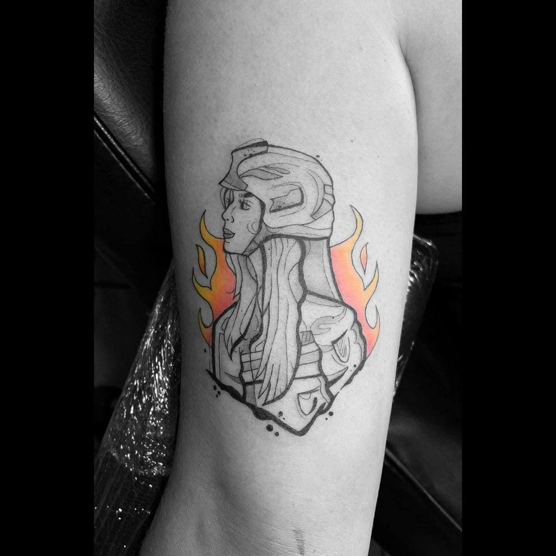Stunning 23 Burning Hot Firefighter Tattoos You Need To See! - Psycho Tats