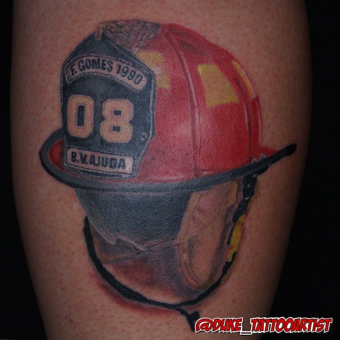 Stunning 23 Burning Hot Firefighter Tattoos You Need To See! - Psycho Tats