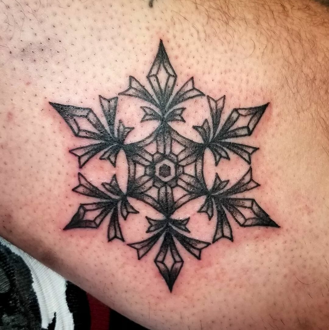50+ Unique Snowflake Tattoo Concepts for Delicate Beauty - Psycho Tats