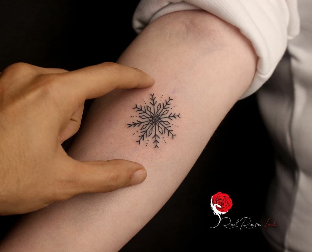 50+ Unique Snowflake Tattoo Concepts for Delicate Beauty - Psycho Tats