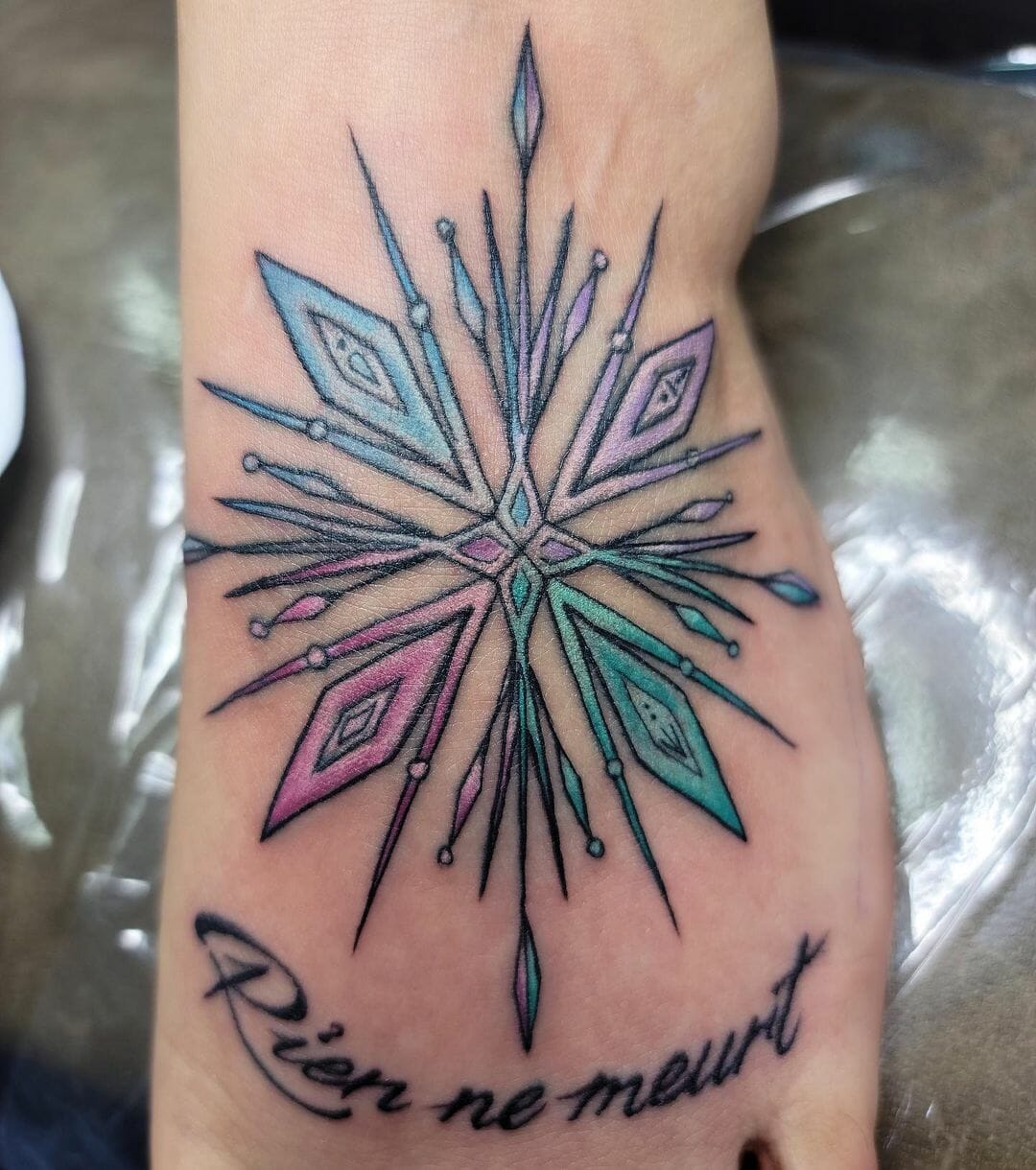 50+ Unique Snowflake Tattoo Concepts for Delicate Beauty - Psycho Tats