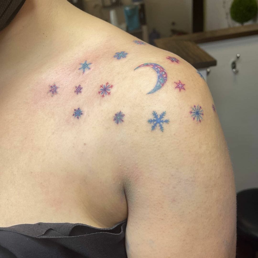 50+ Unique Snowflake Tattoo Concepts for Delicate Beauty - Psycho Tats