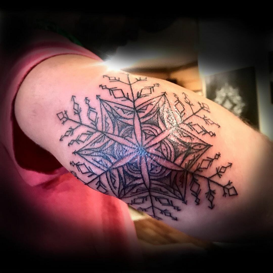 50+ Unique Snowflake Tattoo Concepts for Delicate Beauty - Psycho Tats