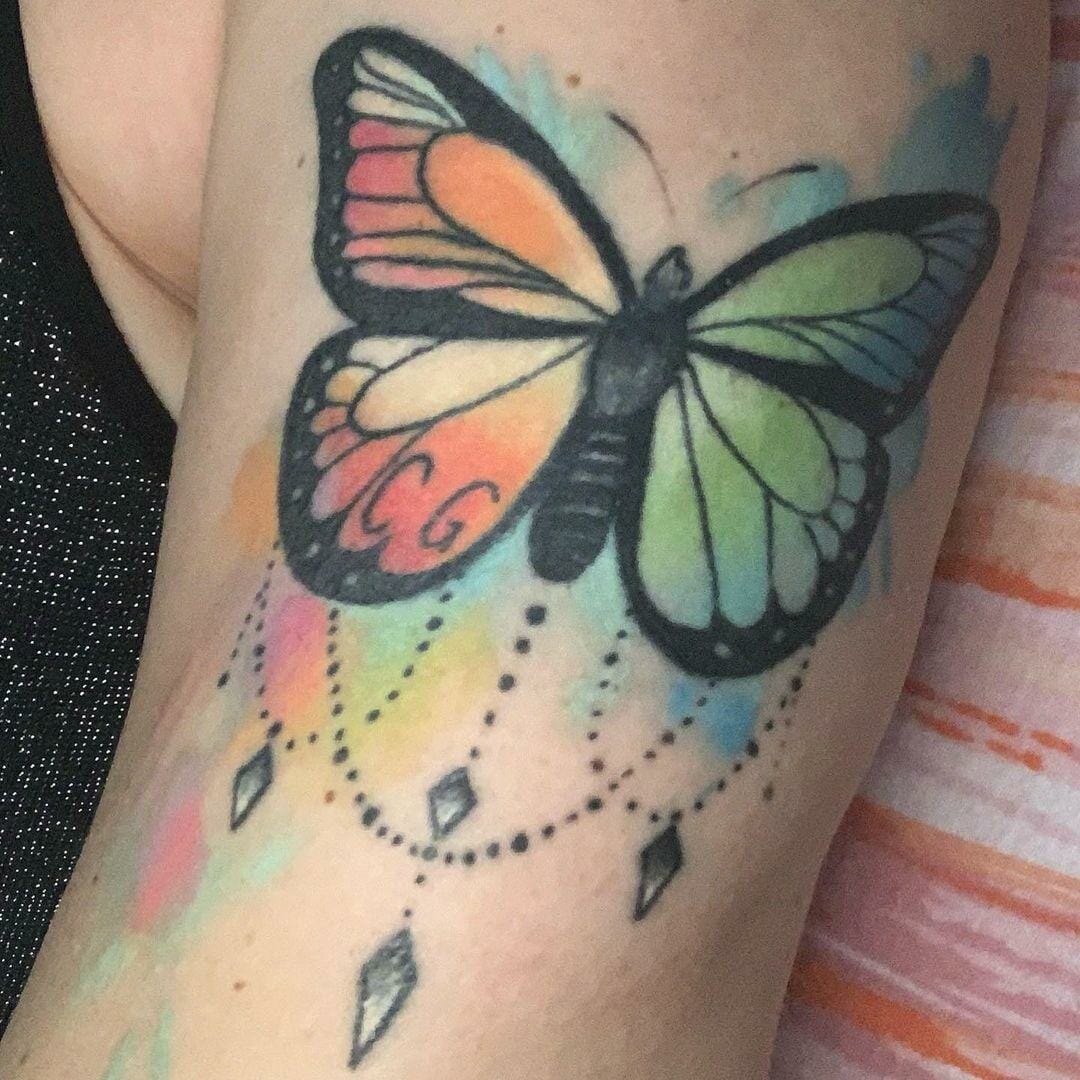 27 Simple Butterfly Tattoos With Great Meaning - Psycho Tats