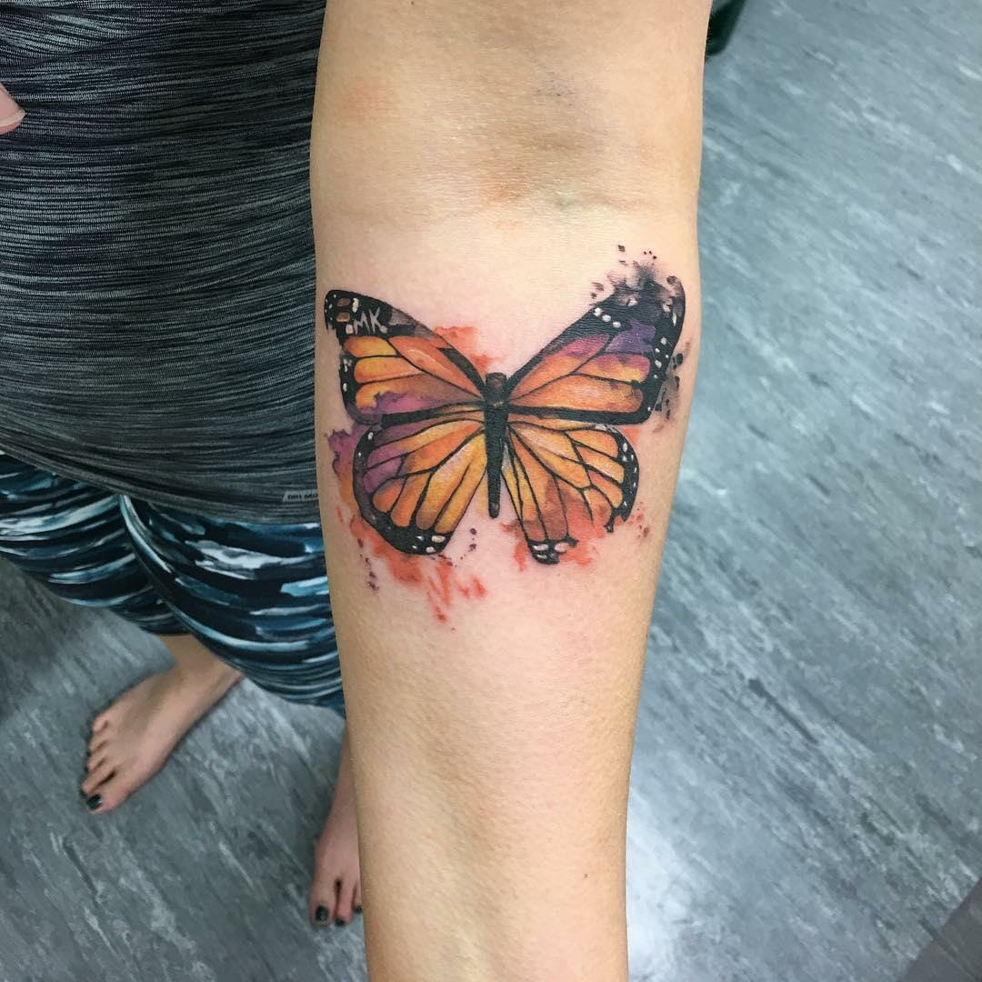 27 Simple Butterfly Tattoos With Great Meaning - Psycho Tats