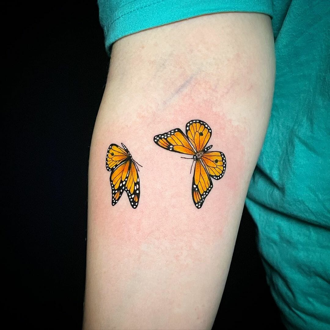 27 Simple Butterfly Tattoos With Great Meaning - Psycho Tats