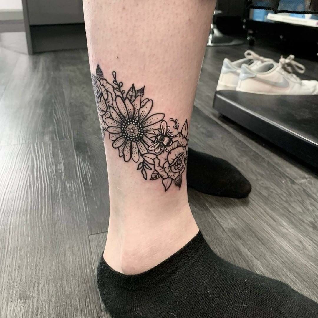 53 Flirty and Fun Ankle Tattoo Designs to Show Off Your Personality ...