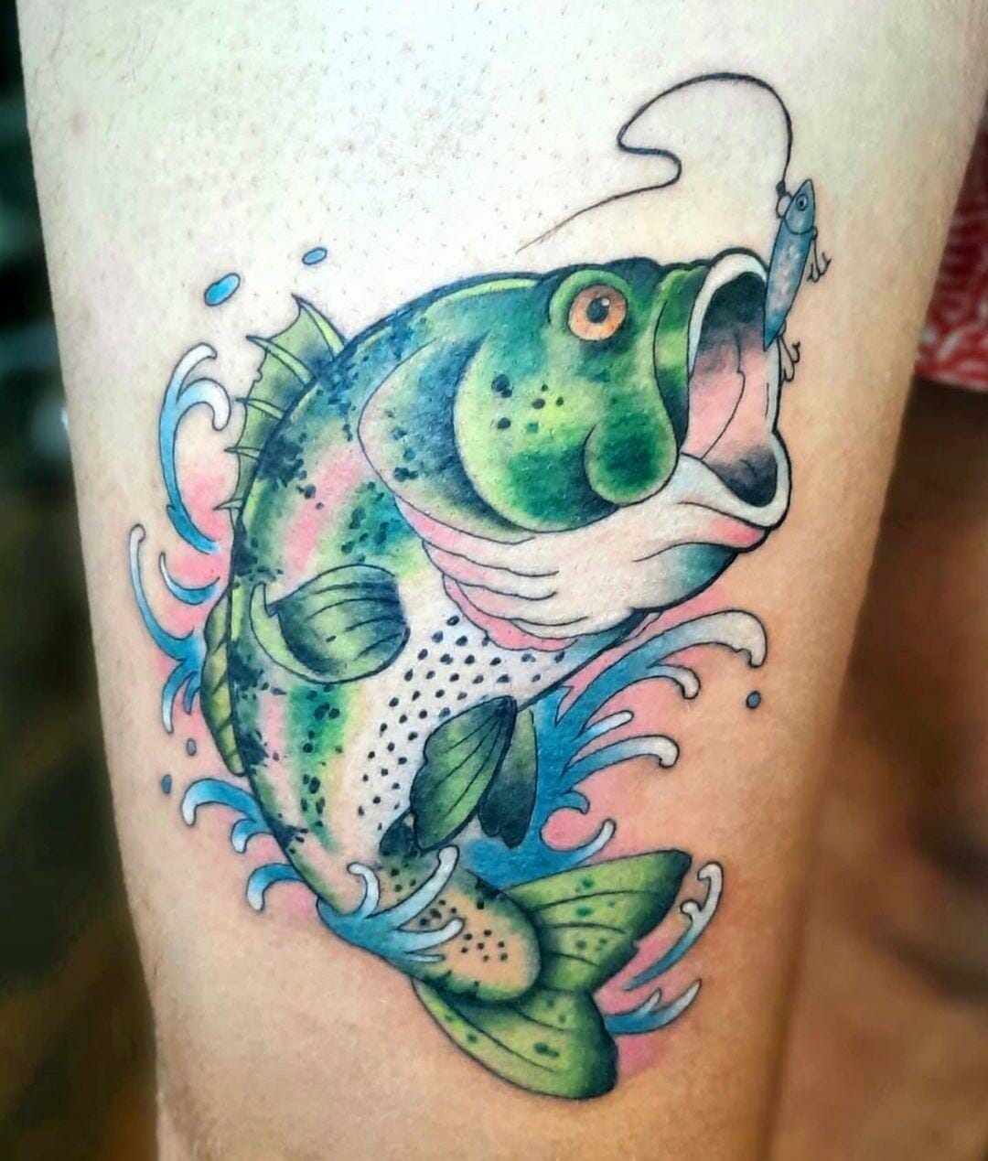 27 Outstanding Fishing Tattoos Ideas For You - Psycho Tats