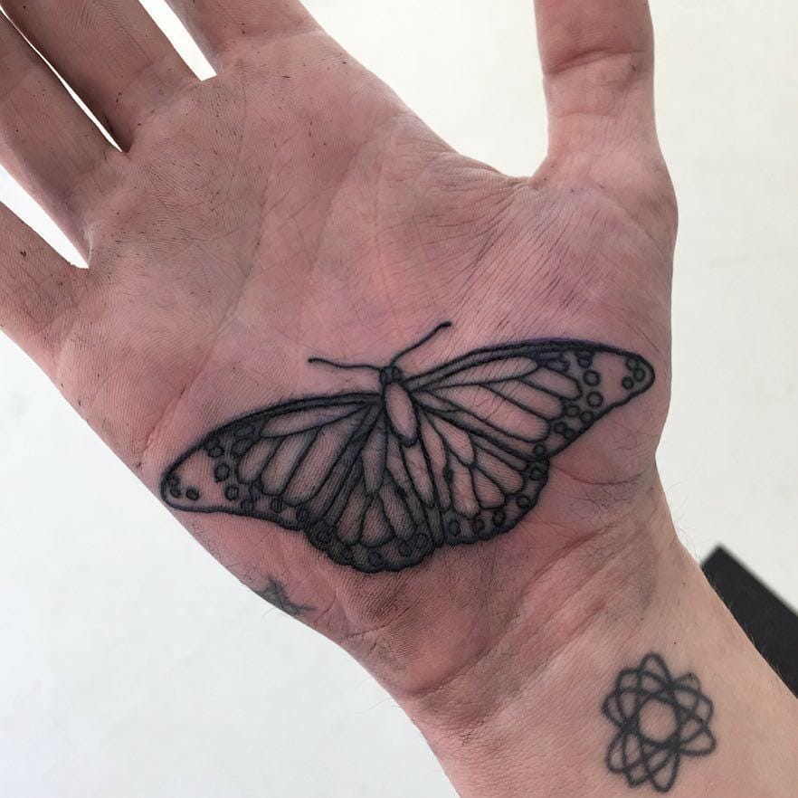 55 Awesome Butterfly On Hand Tattoo Ideas With Special Meaning - Psycho ...