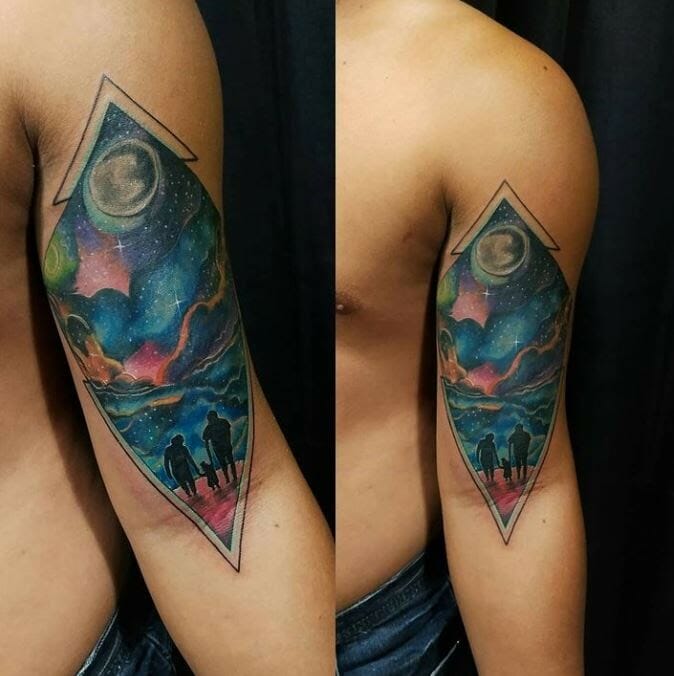 68 Out-of-This-World Galaxy Tattoos for Celestial Enthusiasts - Psycho Tats