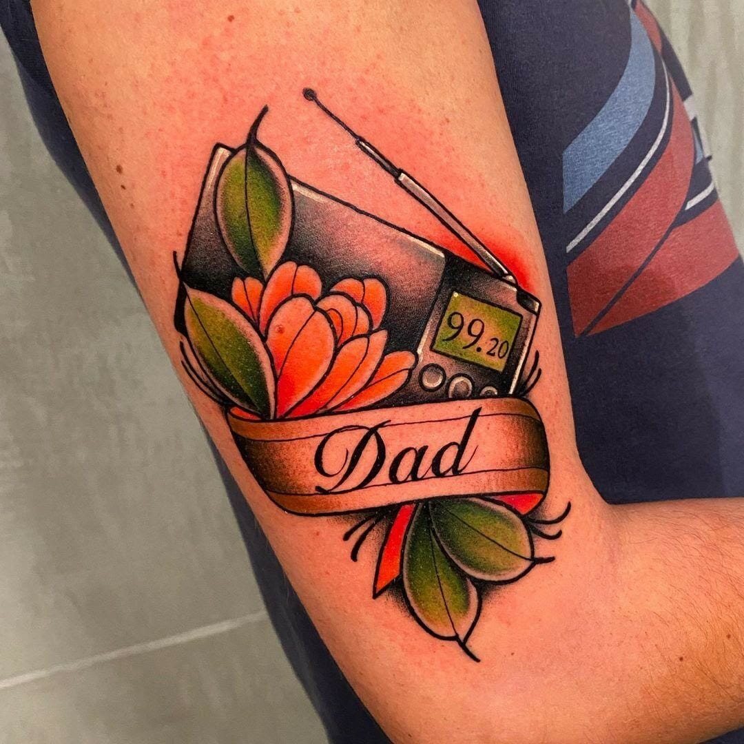 36 Heartfelt Tattoo Designs to Honor Your Dad- Forever Celebrating ...