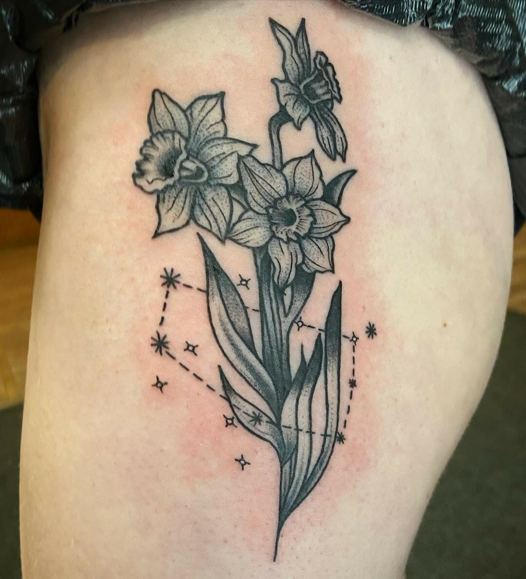 27+ March Birth Flower Tattoo Ideas to Brighten Your Skin Canvas ...