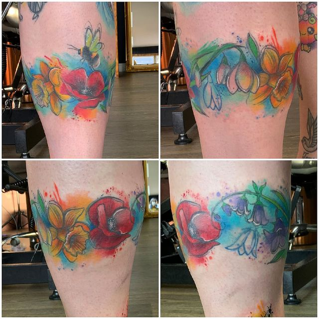27+ March Birth Flower Tattoo Ideas to Brighten Your Skin Canvas ...