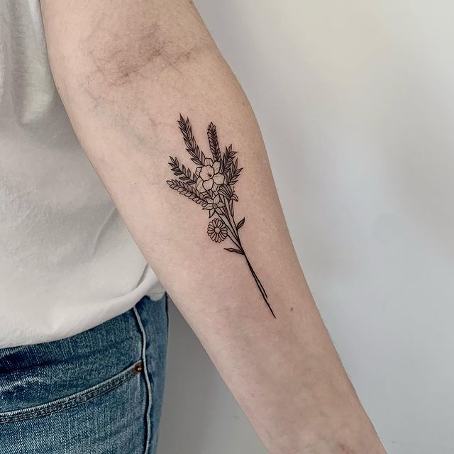 27+ March Birth Flower Tattoo Ideas to Brighten Your Skin Canvas ...