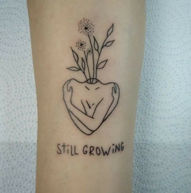 75 Cute And Wholesome Self-Love Tattoo Designs You Need To See Now ...