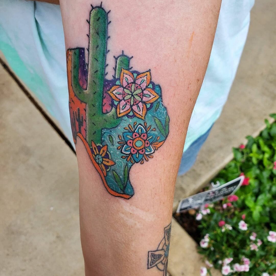30 Coolest Prickly Perfect Cactus Tattoo Designs To Ever Exist - Psycho ...