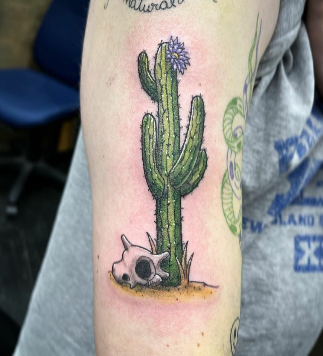 30 Coolest Prickly Perfect Cactus Tattoo Designs To Ever Exist - Psycho ...