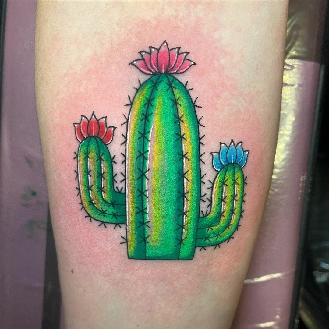 30 Coolest Prickly Perfect Cactus Tattoo Designs To Ever Exist - Psycho ...