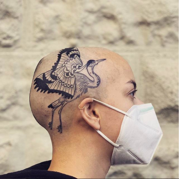 45 Amazing Head Tattoo Styles And Ideas - Psycho Tats