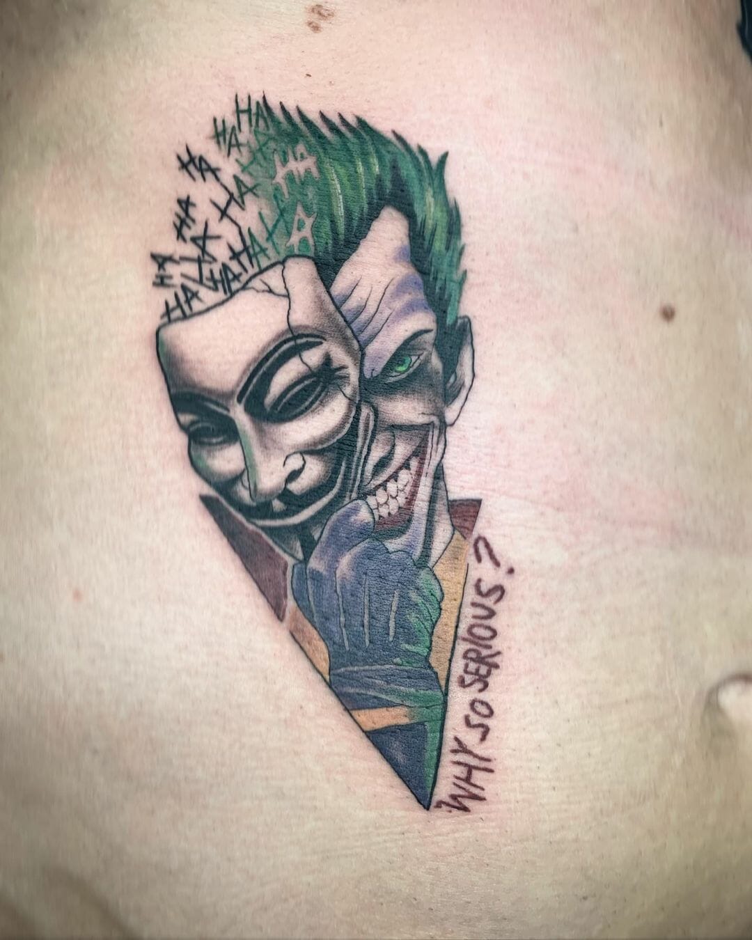 30 Imposing And Iconic Creepy Joker Tattoo Design You Will Love ...