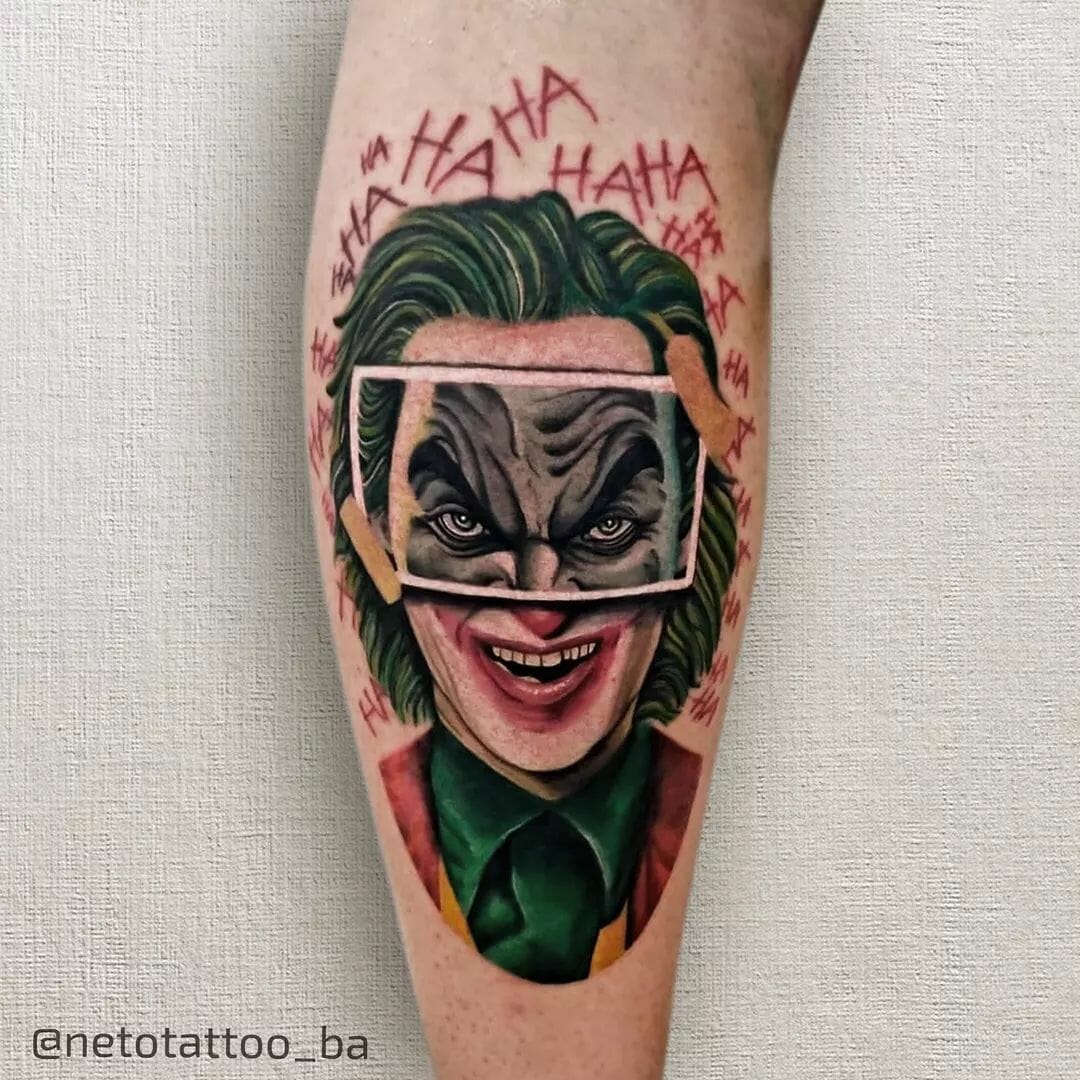 30 Imposing And Iconic Creepy Joker Tattoo Design You Will Love ...