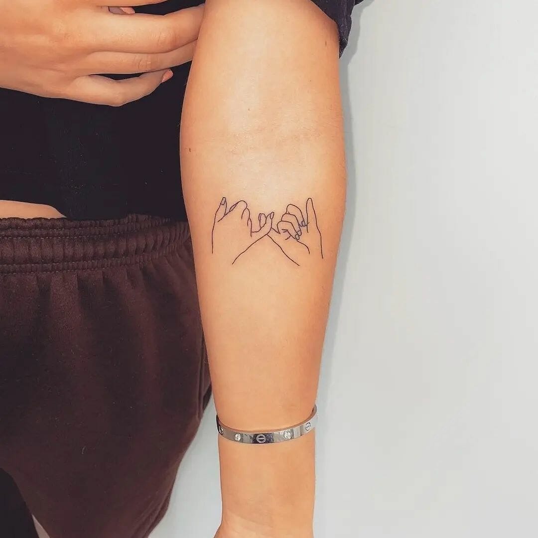 54 Favorite And Adorable Pinky Promise Tattoo Designs To Share - Psycho ...