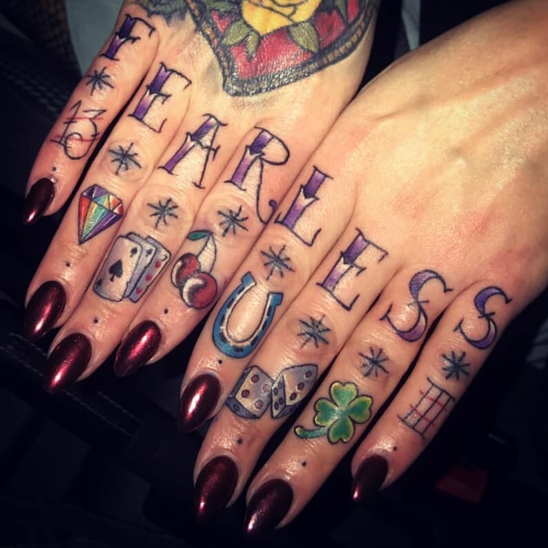 82 Breathtaking Inner And Side Finger Tattoos For This Year - Psycho Tats