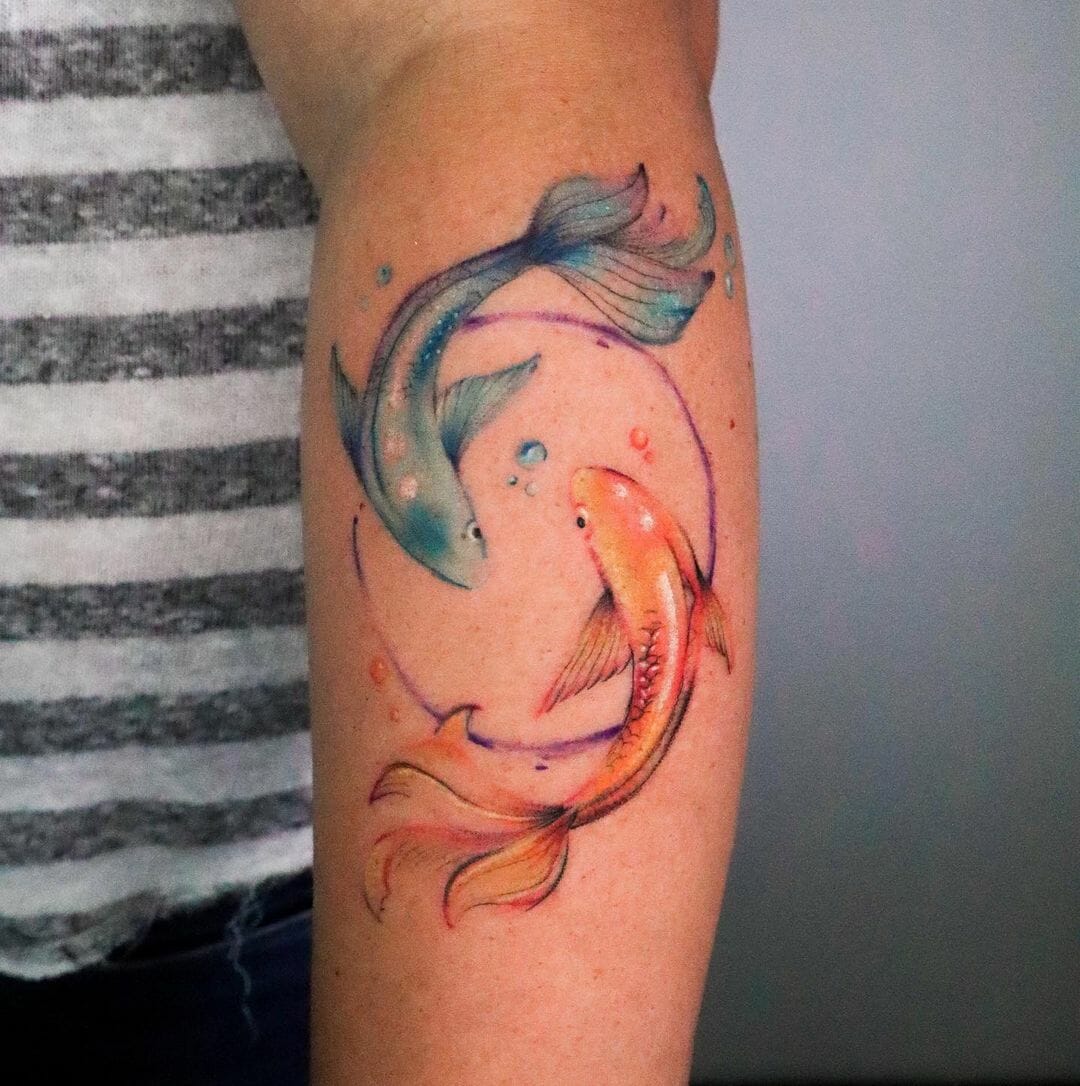 51 Fantastic Fish tattoo Ideas that Looks Amazing as Body Art - Psycho Tats