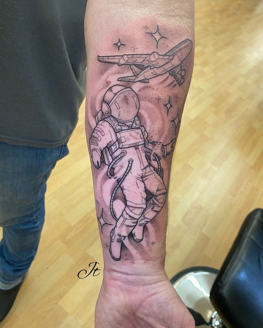 75 Super Cool Astronaut Tattoo Ideas As Inspired Body Art - Psycho Tats