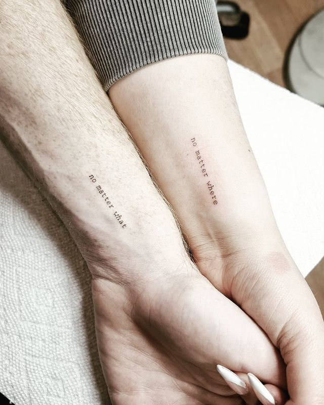30+ Inspiring Couple Tattoo Ideas To Make A Bold Impression - Psycho Tats