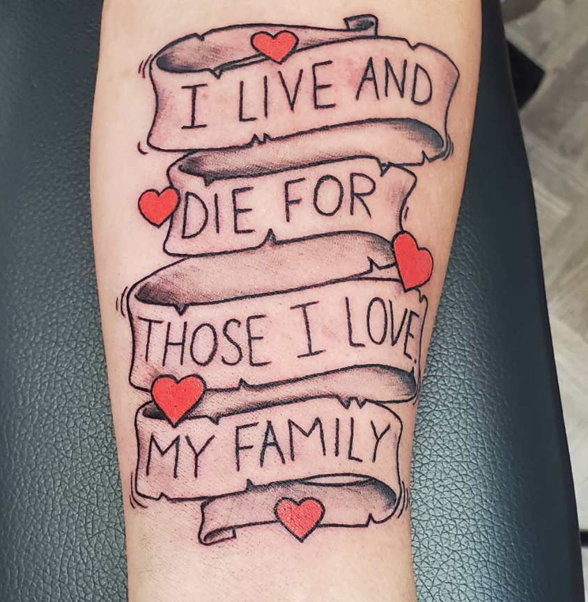 46 Great Scroll Tattoos Ideas and Design for Arm - Psycho Tats