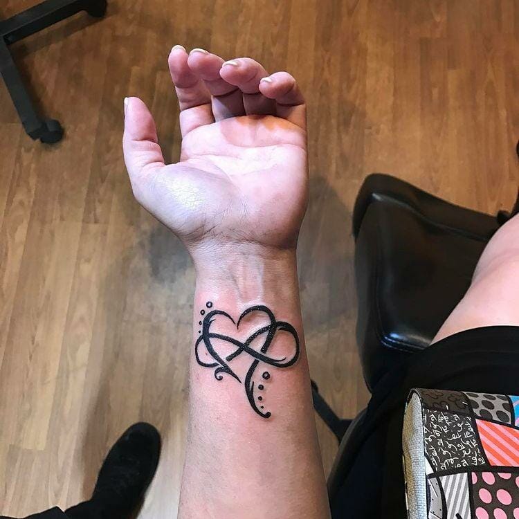 62 Incredible and Beautiful Infinity Tattoos Ideas and Design for Wrist ...