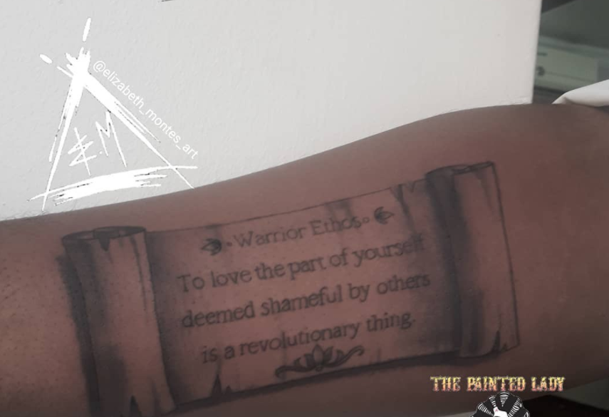 46 Great Scroll Tattoos Ideas and Design for Arm - Psycho Tats