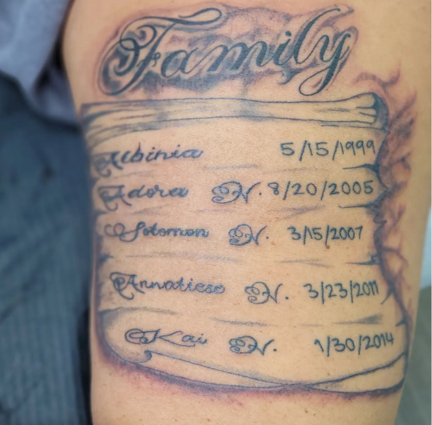 46 Great Scroll Tattoos Ideas and Design for Arm - Psycho Tats