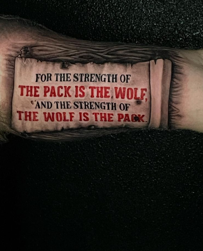 46 Great Scroll Tattoos Ideas and Design for Arm - Psycho Tats