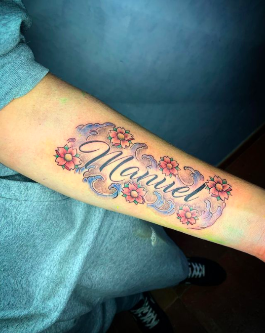 71 Catchy Tattoos Ideas and Design of Cool Names - Psycho Tats