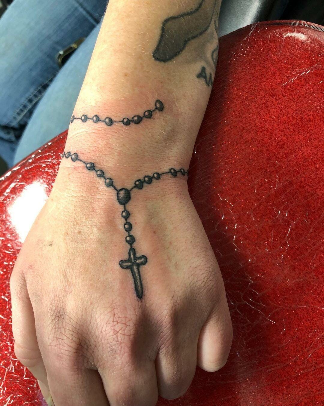 41 Divine Rosary Tattoo Designs: Channeling Spiritual Elegance in Ink ...
