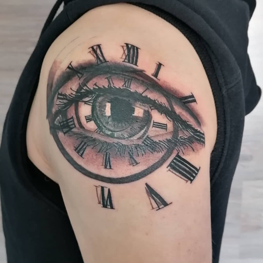32 New Incredible Clock Tattoo Designs for Best Inking - Psycho Tats