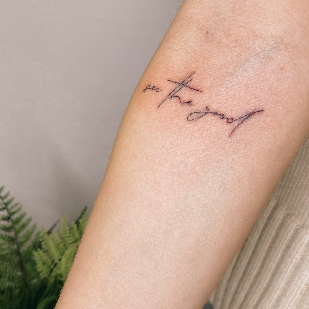 53 Stunning Wording Tattoos To Try On Arm For Best Inking - Psycho Tats