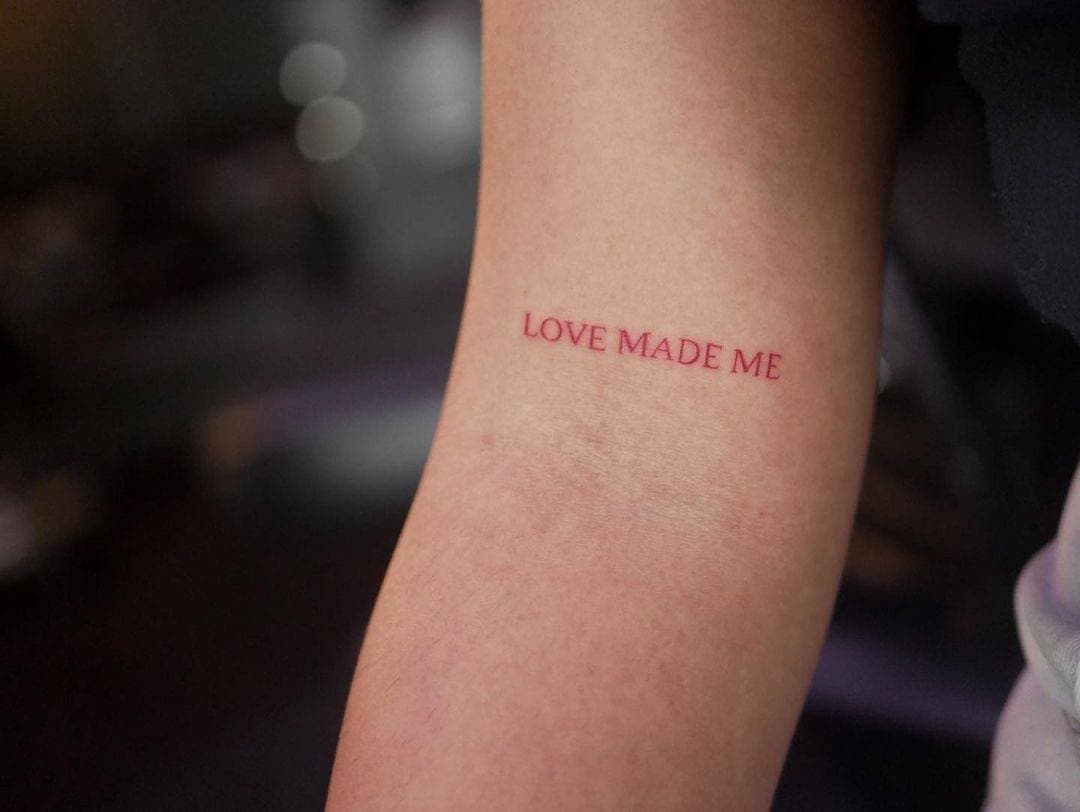 53 Stunning Wording Tattoos To Try On Arm For Best Inking - Psycho Tats
