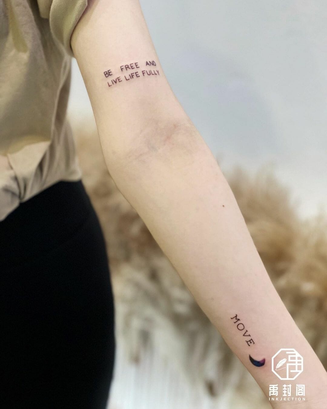 53 Stunning Wording Tattoos To Try On Arm For Best Inking - Psycho Tats