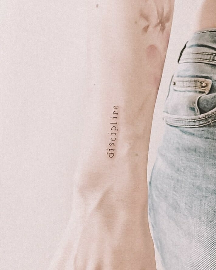 53 Stunning Wording Tattoos To Try On Arm For Best Inking - Psycho Tats