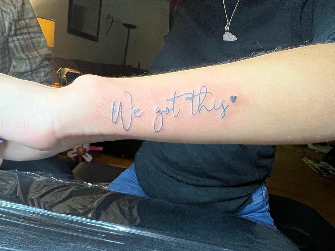 53 Stunning Wording Tattoos To Try On Arm For Best Inking - Psycho Tats