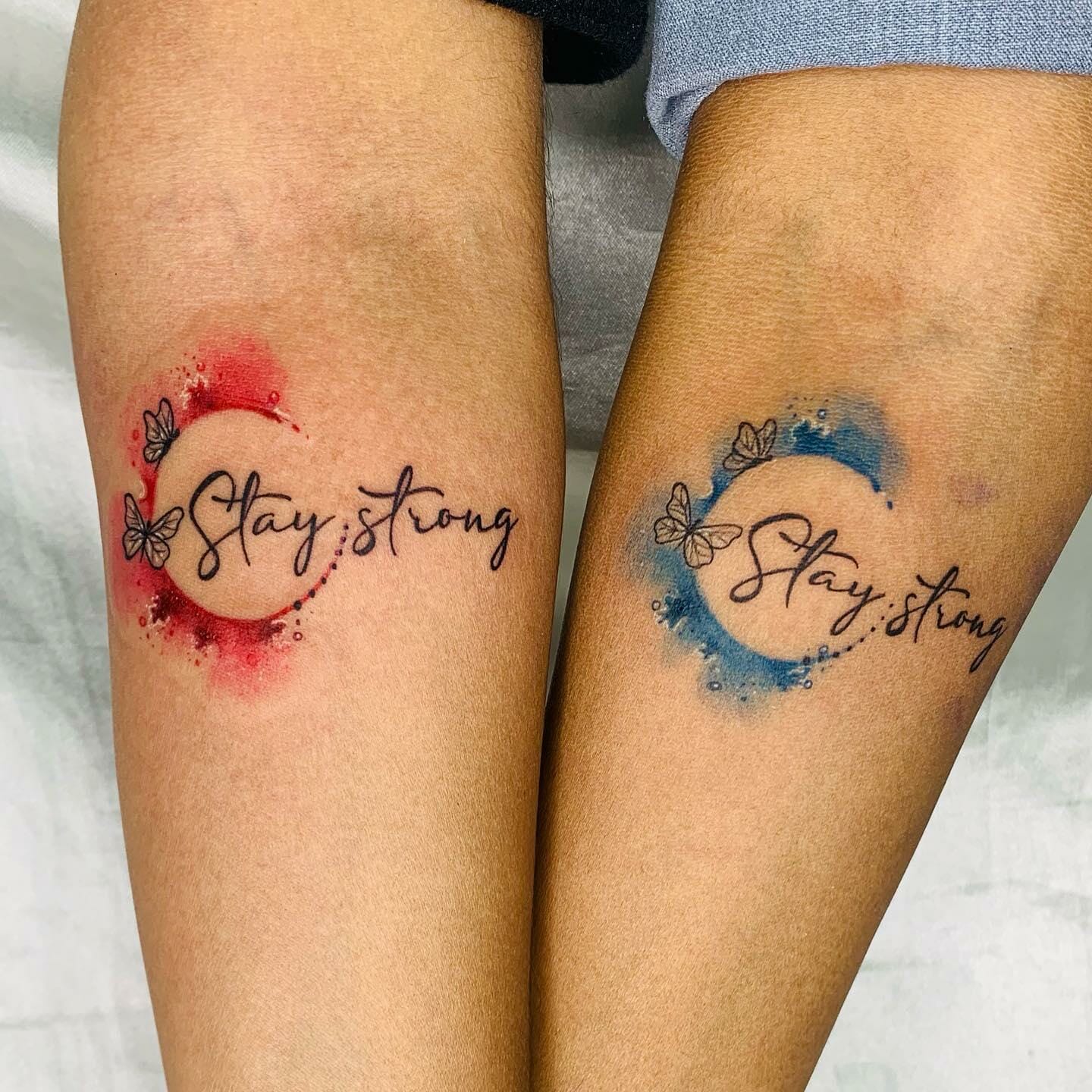 Alluring Stay Strong Phrase Tattoo Ideas - Psycho Tats