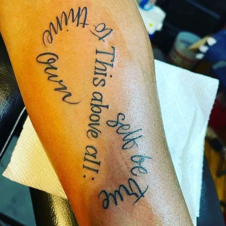 44 Unique And Inspiring Quote Tattoo Ideas With Smart Living To Get ...