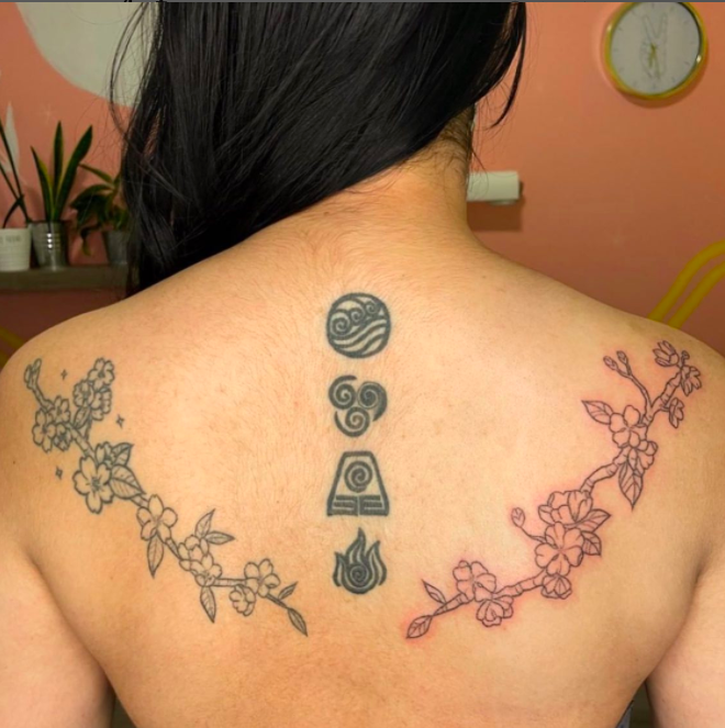 66 Charming Cherry Blossom Tattoo Ideas for a Stunning Back ...