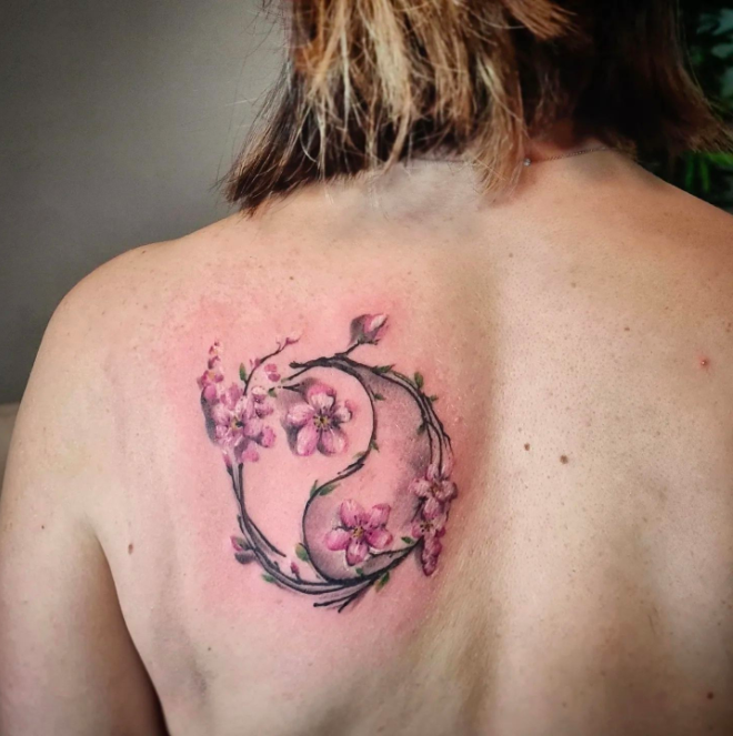66 Charming Cherry Blossom Tattoo Ideas for a Stunning Back ...